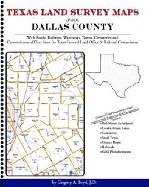 Texas Land Survey Maps for Dallas County – Collector Bookstore