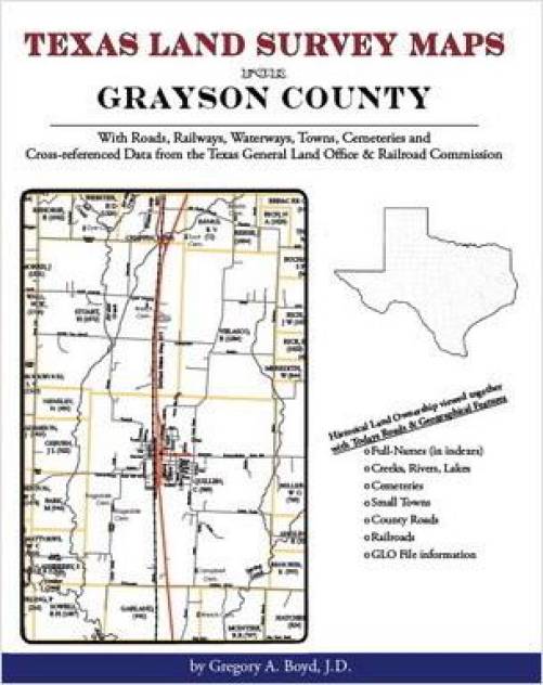 Texas Land Survey Maps for Grayson County, Texas – Collector Bookstore