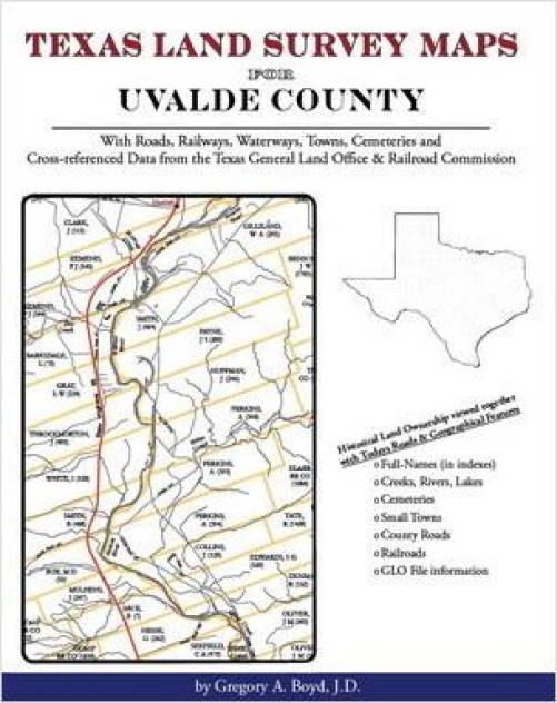 Texas Land Survey Maps for Uvalde County, Texas – Collector Bookstore