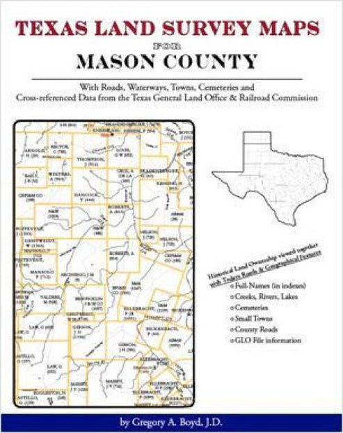 Texas Land Survey Maps for Mason County, Texas – Collector Bookstore