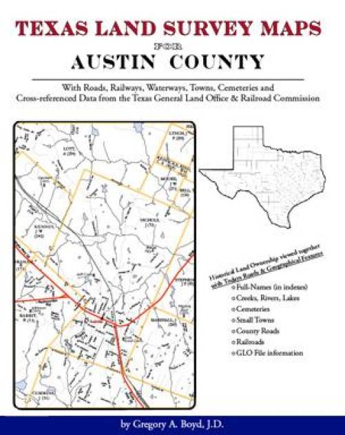 Texas Land Survey Maps for Austin County – Collector Bookstore