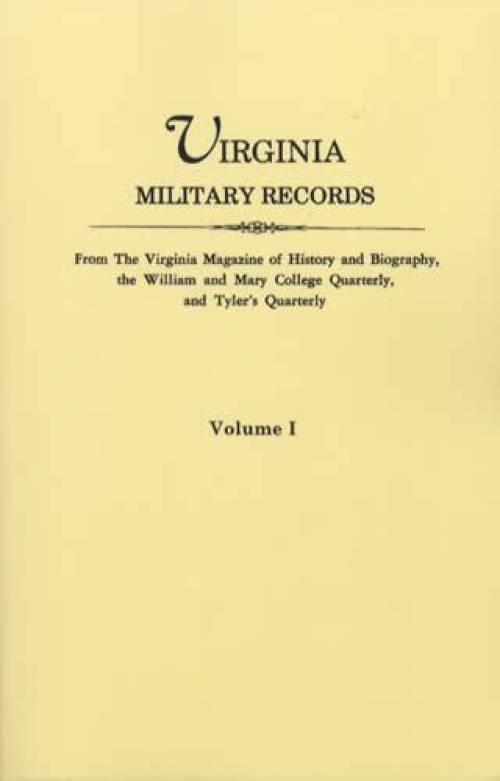 Virginia Military Records Volume 1 & 2 – Collector Bookstore